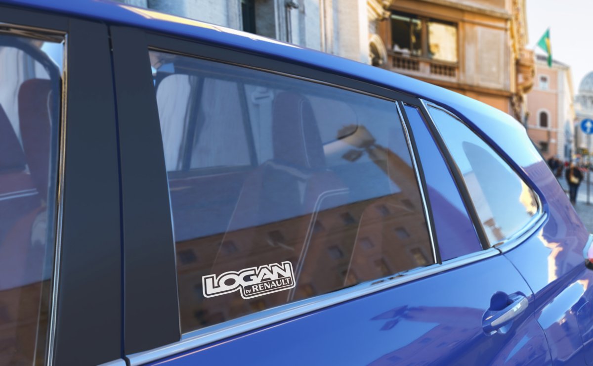 Sticker Auto Dacia - Logan By Renault – Stickario